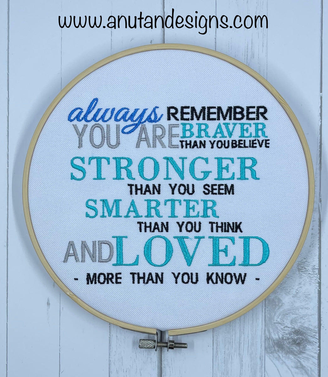Always Remember – Anu-Tan Designs